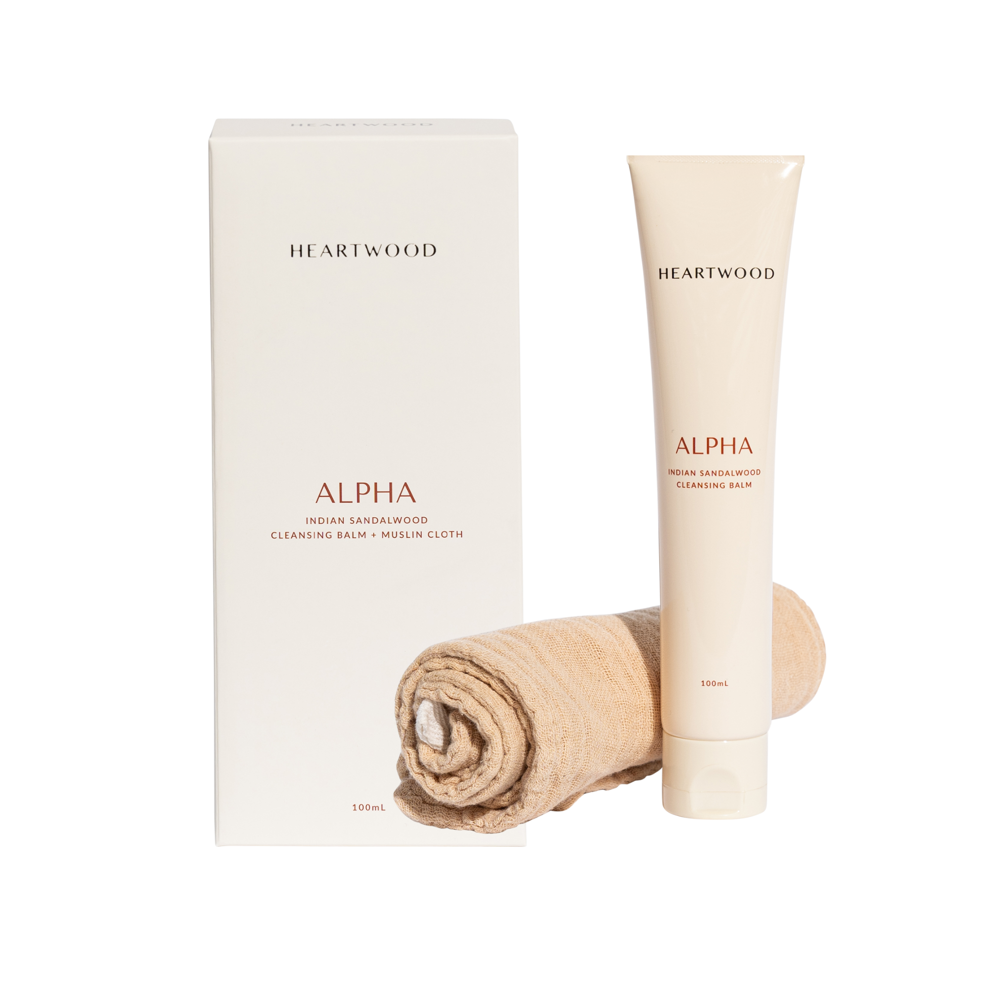 Heartwood | Alpha Indian Sandalwood Cleansing Balm + Muslin Cloth ...